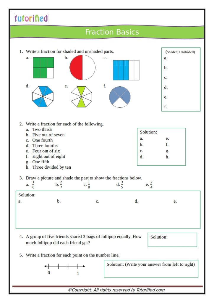 Fractions 4th Grade Common Core | Common Core Worksheets