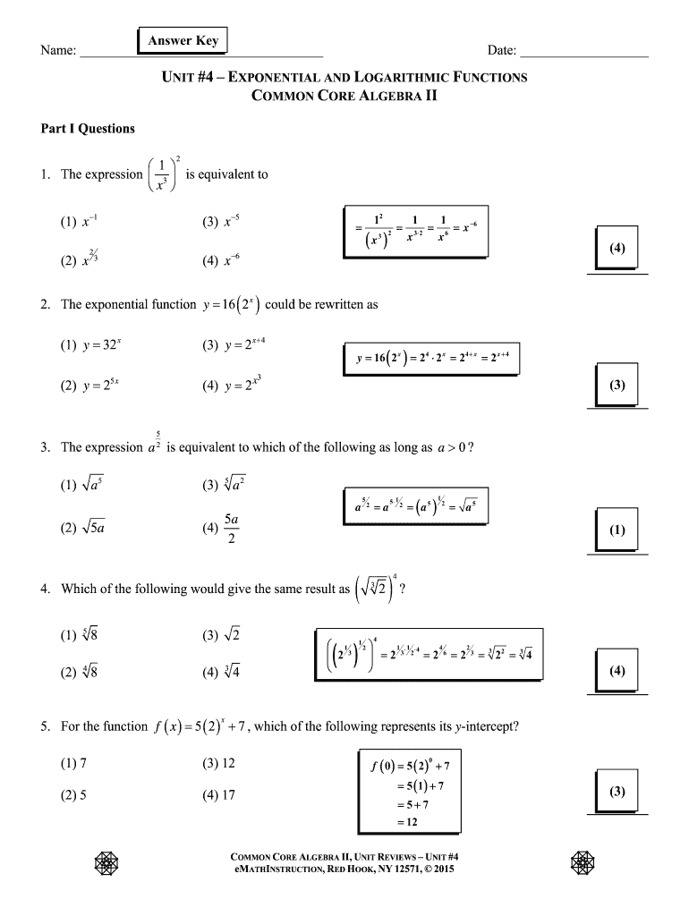 Common Core Math Worksheets Algebra 1 Common Core Worksheets