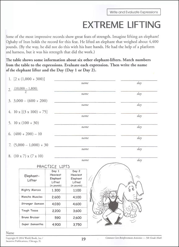 Math Grade 5 Common Core Common Core Worksheets Math Grade 5 Common Core Common Core Worksheets